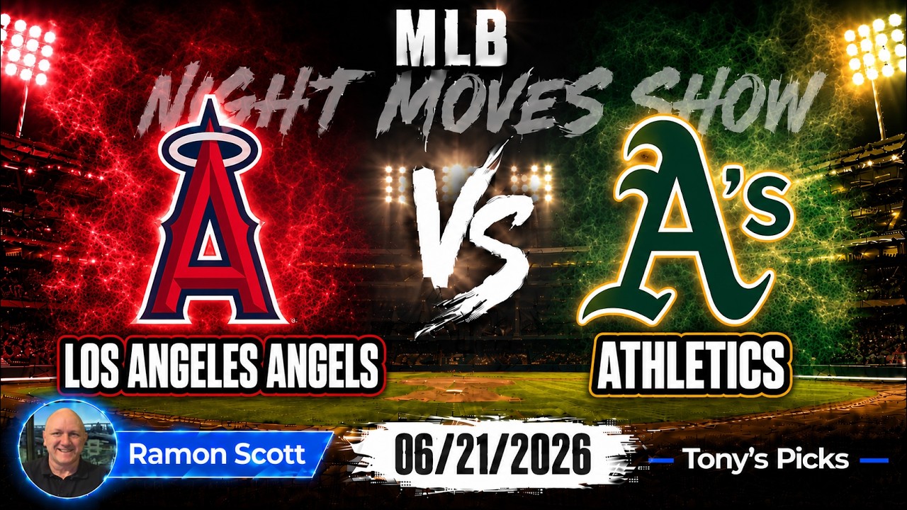 Angels vs Athletics Betting Odds Pick June 21 | Tony's Picks