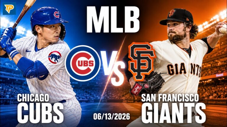 Cubs vs Giants Prediction June 13, 2026 | Tony Tellez MLB Pick